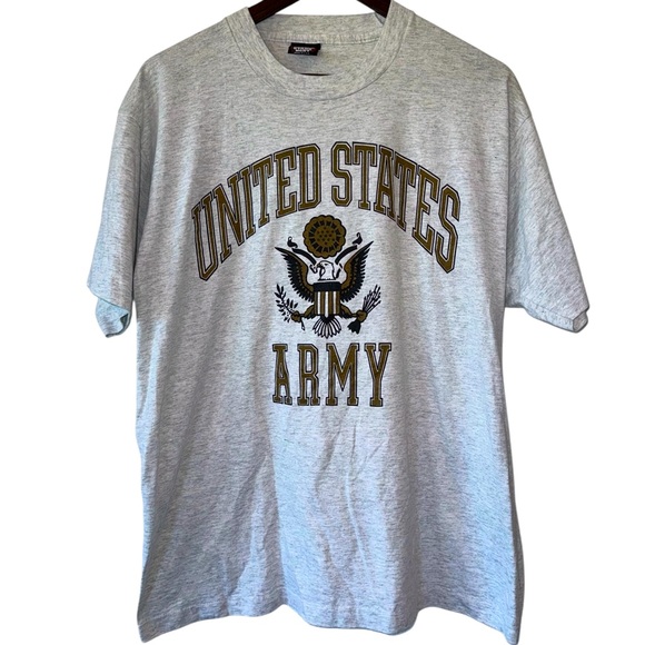 Screen Stars | Shirts | Vintage 9s United States Army Grey Graphic ...